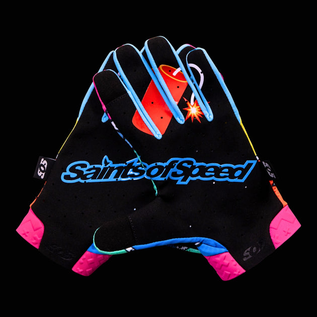 Motocross Gloves - Comic | Saints of Speed